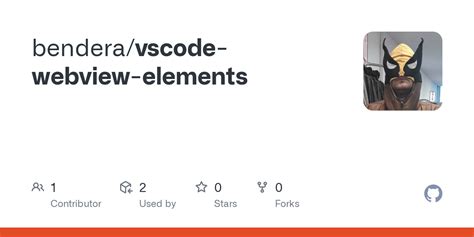 GitHub Bendera Vscode Webview Elements