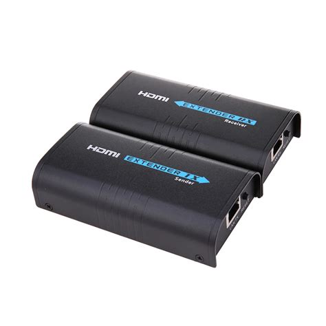 120m Hdmi Kiterjesztő Az Ethernet Tcp Ip Rj45 Cat5 Cat5e Cat6 Splitter Extender Küldő Adó Vevő