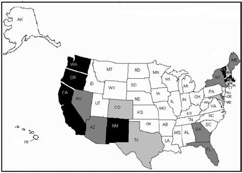 State Level Concentration Of Same Sex Couples In The Usa 2000 25