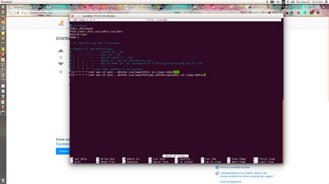 Wordpress Crontab Not Syncing Up With Aws S3 Bucket Stack Overflow