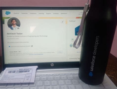 Akhilesh Yadav On Linkedin Salesforce Trailhead Developerlife Trailblazer Crm Schwag