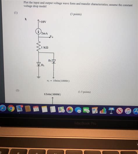 solved plot the input and output voltage wave form and