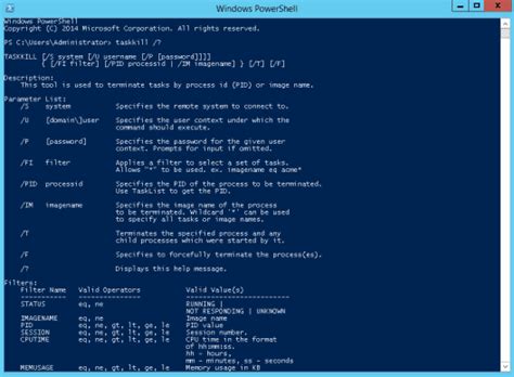 powershell kill process commandl step by step tutorial