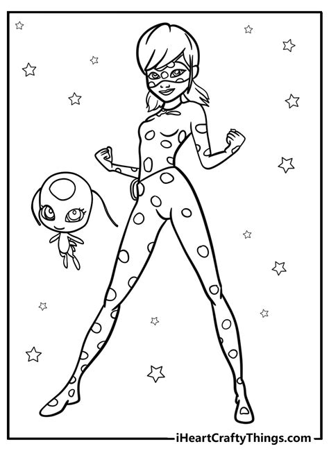 Coloring Pages Miraculous Ladybug 2025