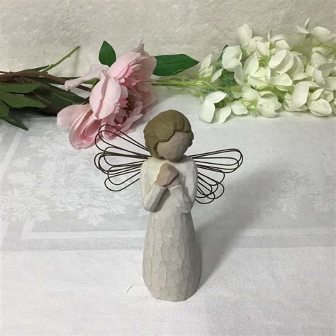 Reduced Willow Tree “angel Of Wishes” Figurine S Used Very Good