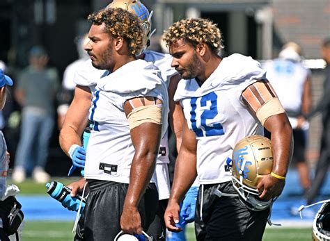 Edge Rushing Twins Were A Package Deal For Ucla Football Los Angeles Times