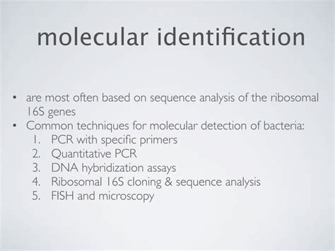 Identification Methods For Oral Microbes Pdf