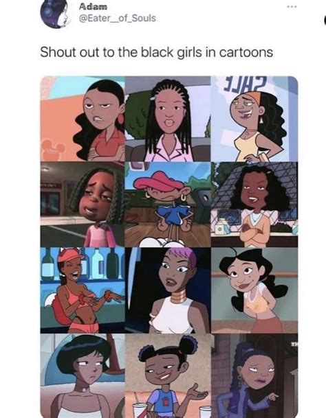 Keeping the snout out chain going of black girl cartoons characters! : r/blackladies