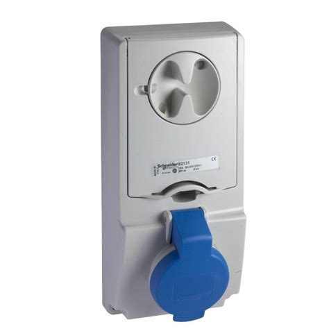 Unika Interlocked Socket 16 A 3p E 200 250 V Ac Ip44