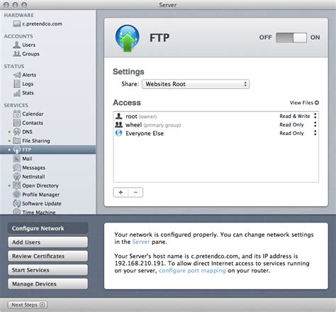 Ftp Server Mac Os X 10 8 Vleroish