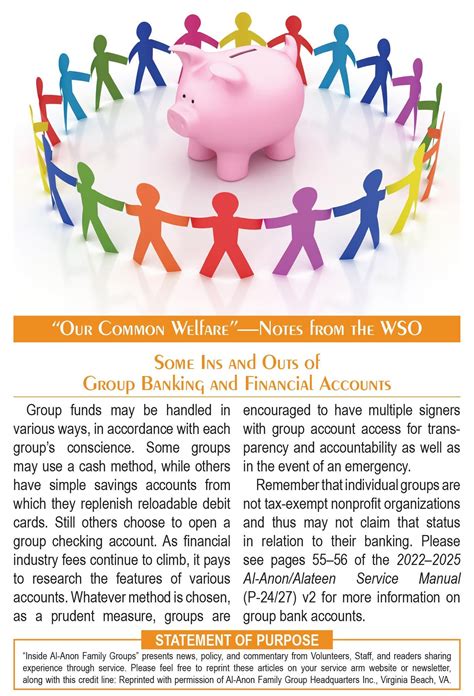 group finances and accounts — oregon al anon alateen