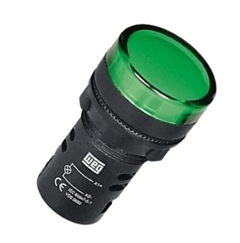 Luz Piloto Weg Verde 220vac 22mm Materiales Electricos