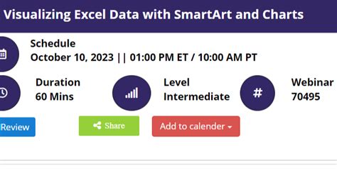 industry events visualizing excel data with smartart and charts