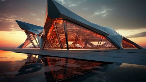 Visualizing Futuristic Architecture With An Abstract 3d Render Check