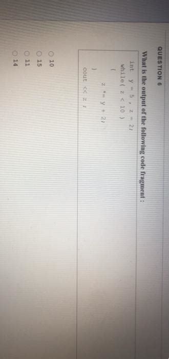 Solved Question 1 Correct The Following Code Fragment Int