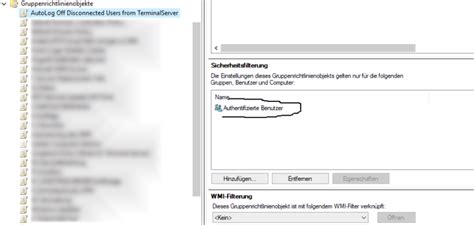 How To Auto Log Off Specific Users From A Terminal Server When The User No Longer Is Connected