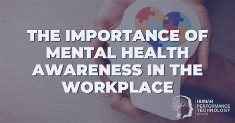 Human Performance Technology By Dts On Linkedin The Importance Of Mental Health Awareness In
