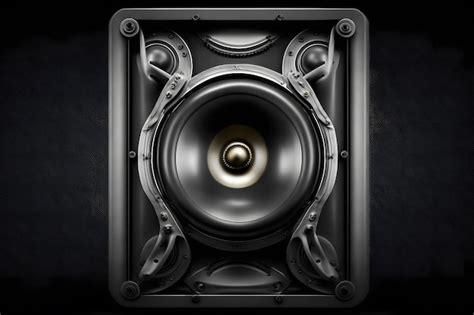 Premium Ai Image Subwoofer Dynamic Membrane Or Sound Speaker Neural