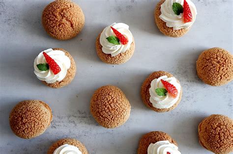 Strawberry Profiteroles