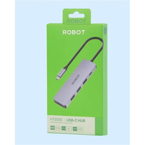 Jual Usb C Hub Robot Ht S In With Hdmi K Pd W Shopee Indonesia