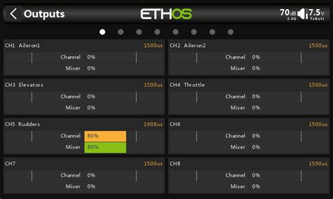 Output Lines In Mixer Overlapping Text Issue FrSkyRC ETHOS Feedback Community GitHub