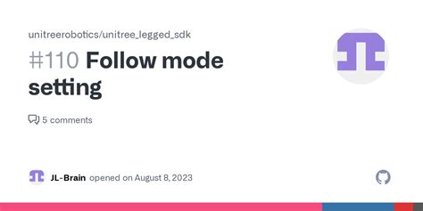 Follow Mode Setting · Issue 110 · Unitreeroboticsunitreeleggedsdk