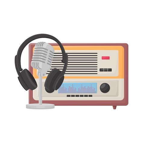Premium Vector Illustration Of Radio