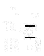 Sample Final Exam Excel Solutions Xlsx Course Hero