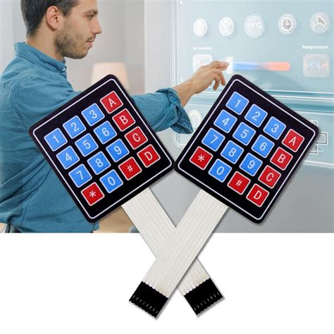 Jual Keypad Arduino 4x4 Keypad Membran Keypad Pertamini Pom Mini