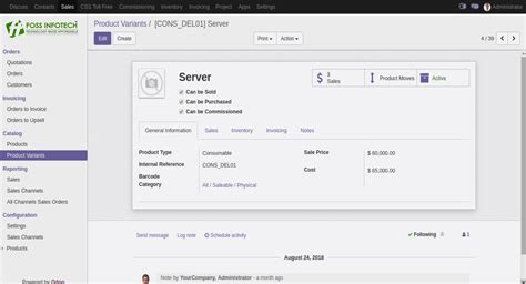 After Sales Commissioning Foss Infotech Open Source Implementation