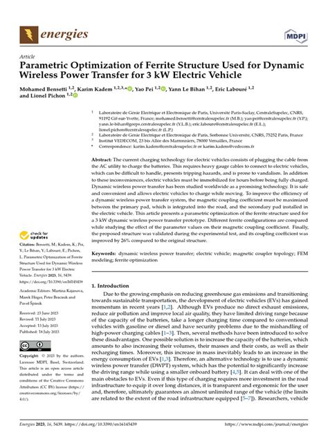 Parametric Optimization Of Ferrite Structure Used Pdf Inductor