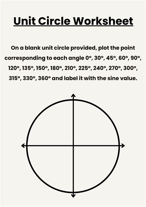 Unit Circle Blank