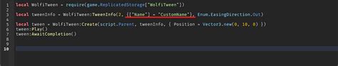 WolfiTween Tweening With Lerp A Flexible And Lightweight Module Creations Feedback