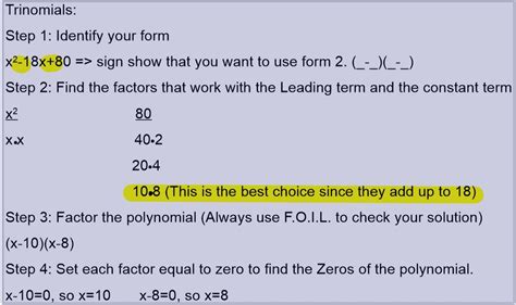 Zeros Polynomial Functions