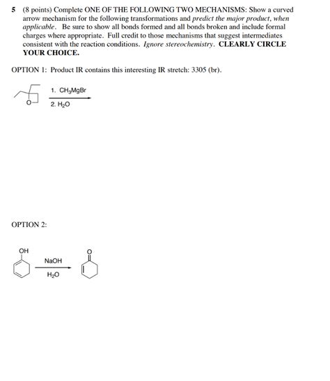 solved 5 8 points complete one of the following two