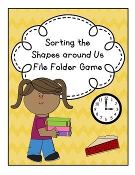Shape Sort File Folder Game By Playful Learning TpT