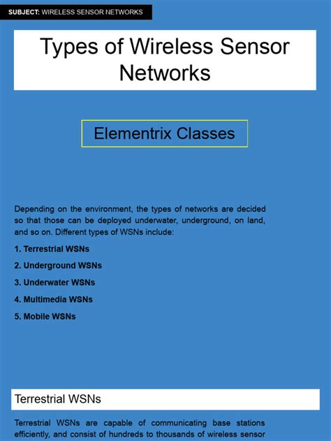 7 Types Of Wireless Sensor Networks Pdf Wireless Sensor Network