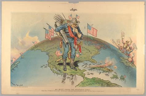¡hay Que Terminar El Canal De Nicaragua 1898 Mapas Milhaud