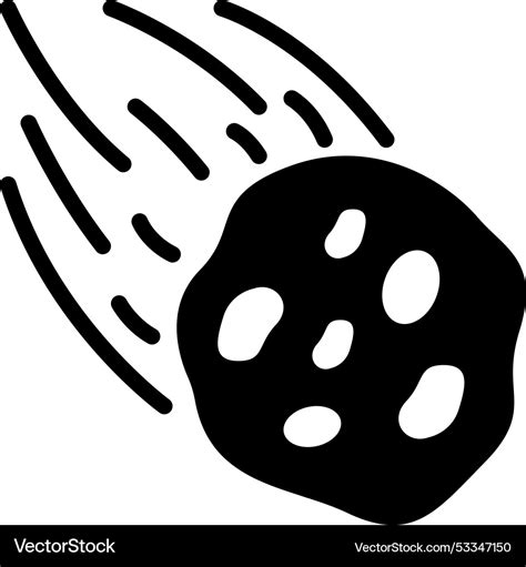 Asteroid Royalty Free Vector Image Vectorstock