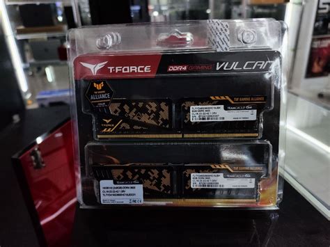 TFORCE VULCAN TUF Gaming Alliance 16GB 8GBx2 3600MHZ DDR4 DESKTOP MEMORY Computers Tech