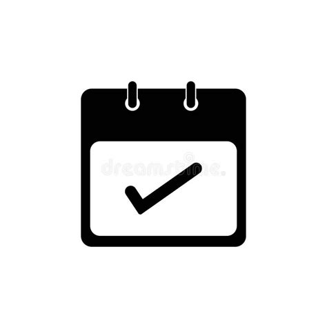 Calendar Icon Logo Vector Stock Illustration Illustration Of Time