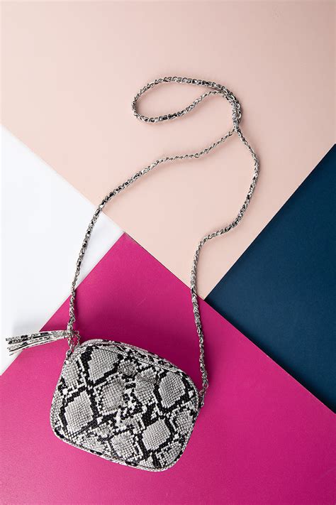 Lily Vegan Python And Silver Lily Jade