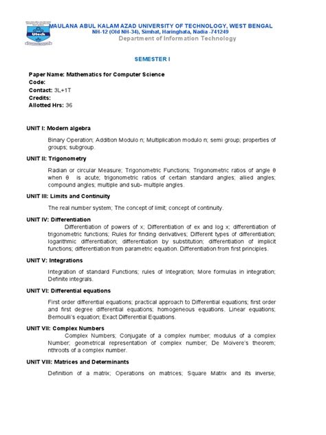 Detail Syllabus Bsc Blockchain 1 Pdf C Atmosphere Of Earth
