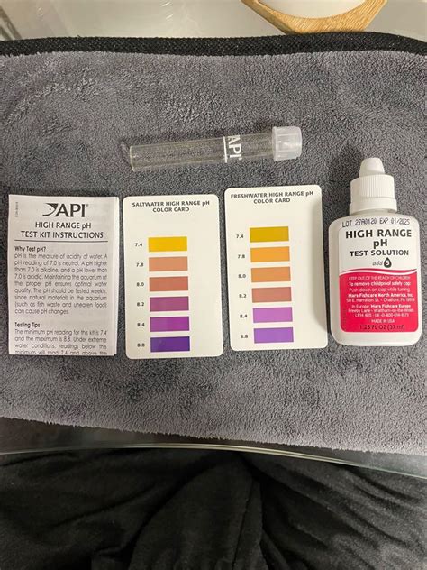API High Range PH Test Kit Pet Supplies Homes Other Pet Accessories On Carousell