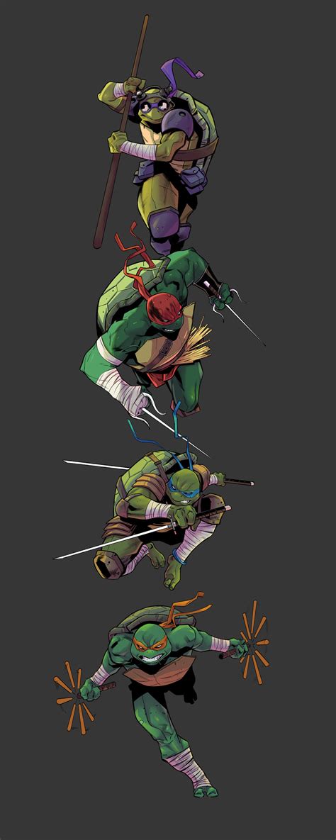 Tmnt By Roi Mercado Colors By Me By Gafanha On Deviantart