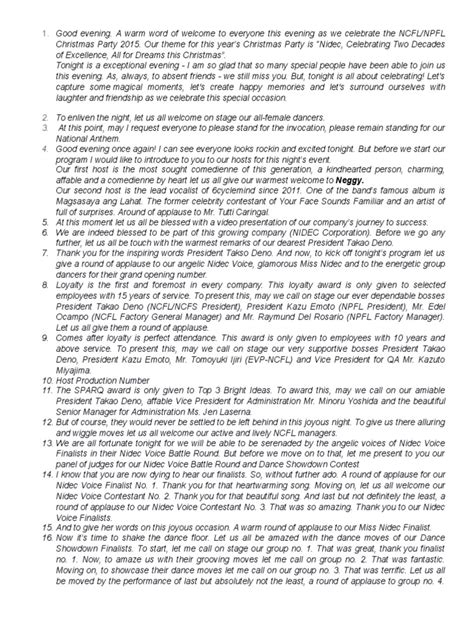 Hosting Script Pdf Leisure Entertainment General