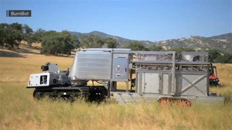 Pgande Using New Wildfire Mitigation Robots Developed By Sf Startup Nbc