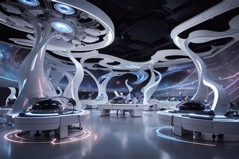 Premium Ai Image Ai Enhanced Cosmic Mathematical Music Lab