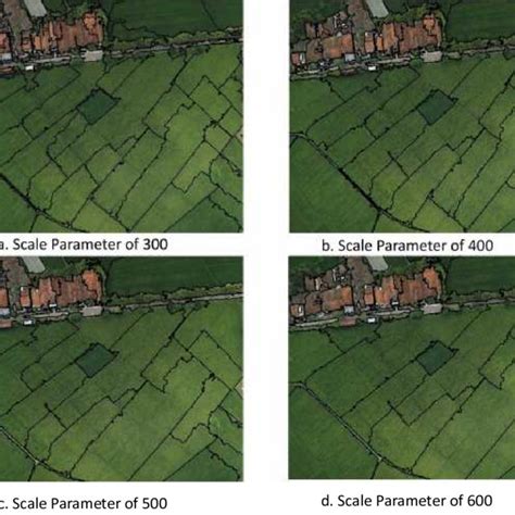 Object Segmentation Result With Various Scale Parameter Download Scientific Diagram