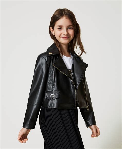 Байкерская куртка с имитацией кожи 231gj2020 Twinset — купить в интернет магазине бренда женской